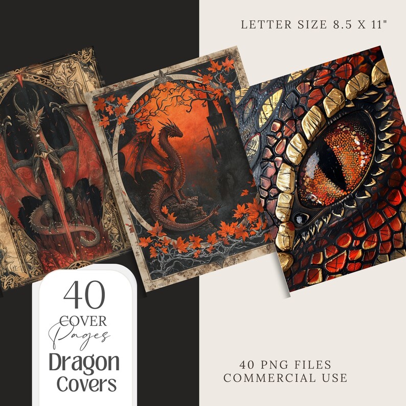 Dragon House Png Dnd Digital Grimoire Cover, Junk Journal, Notebook ...