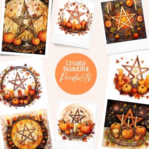 Samhain Pagan Fall, Witch Clipart Witchy Planner Stickers Wallpaper for ...