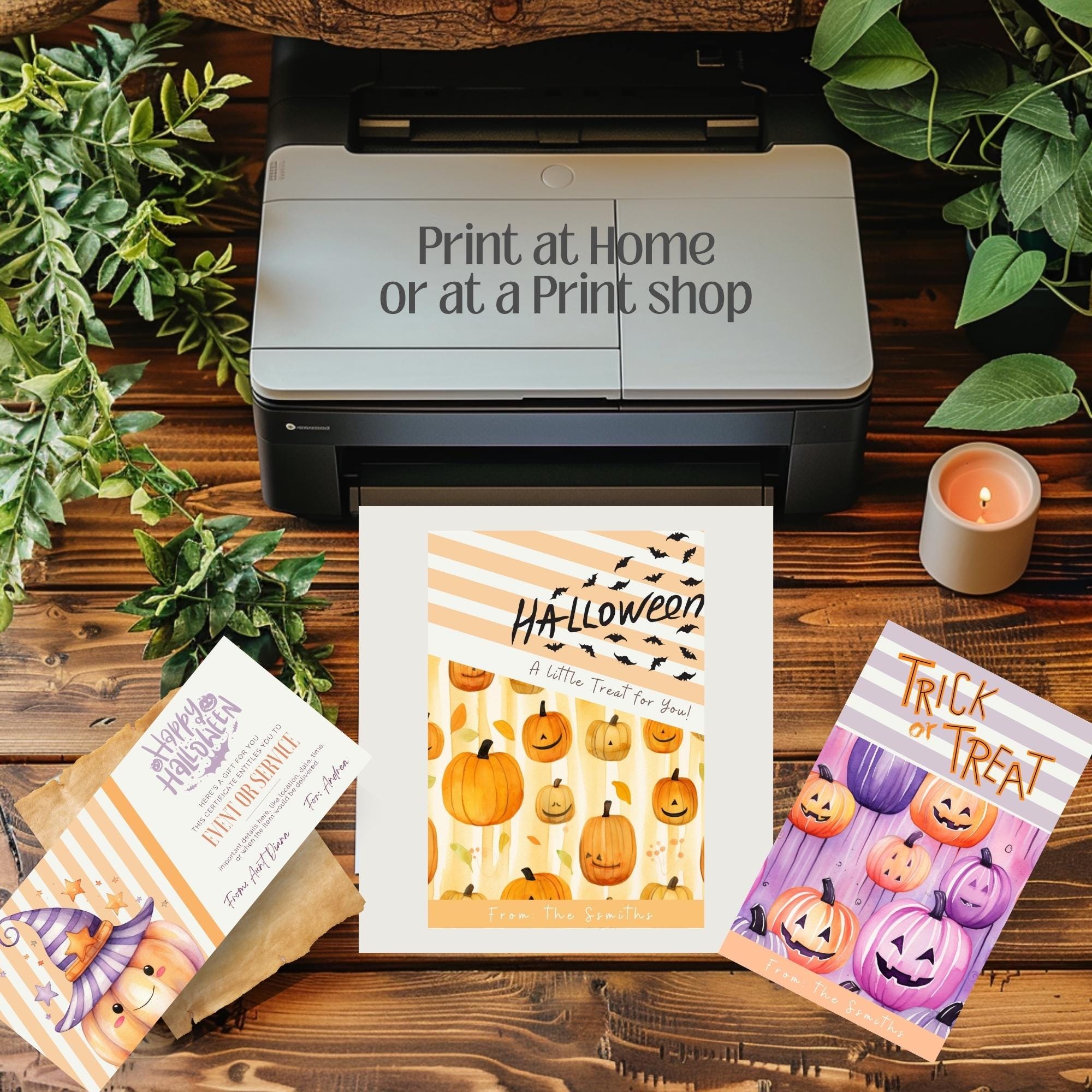 Pastel Halloween Mega Bundle | Mockups, Stationery, Patterns (digital ...