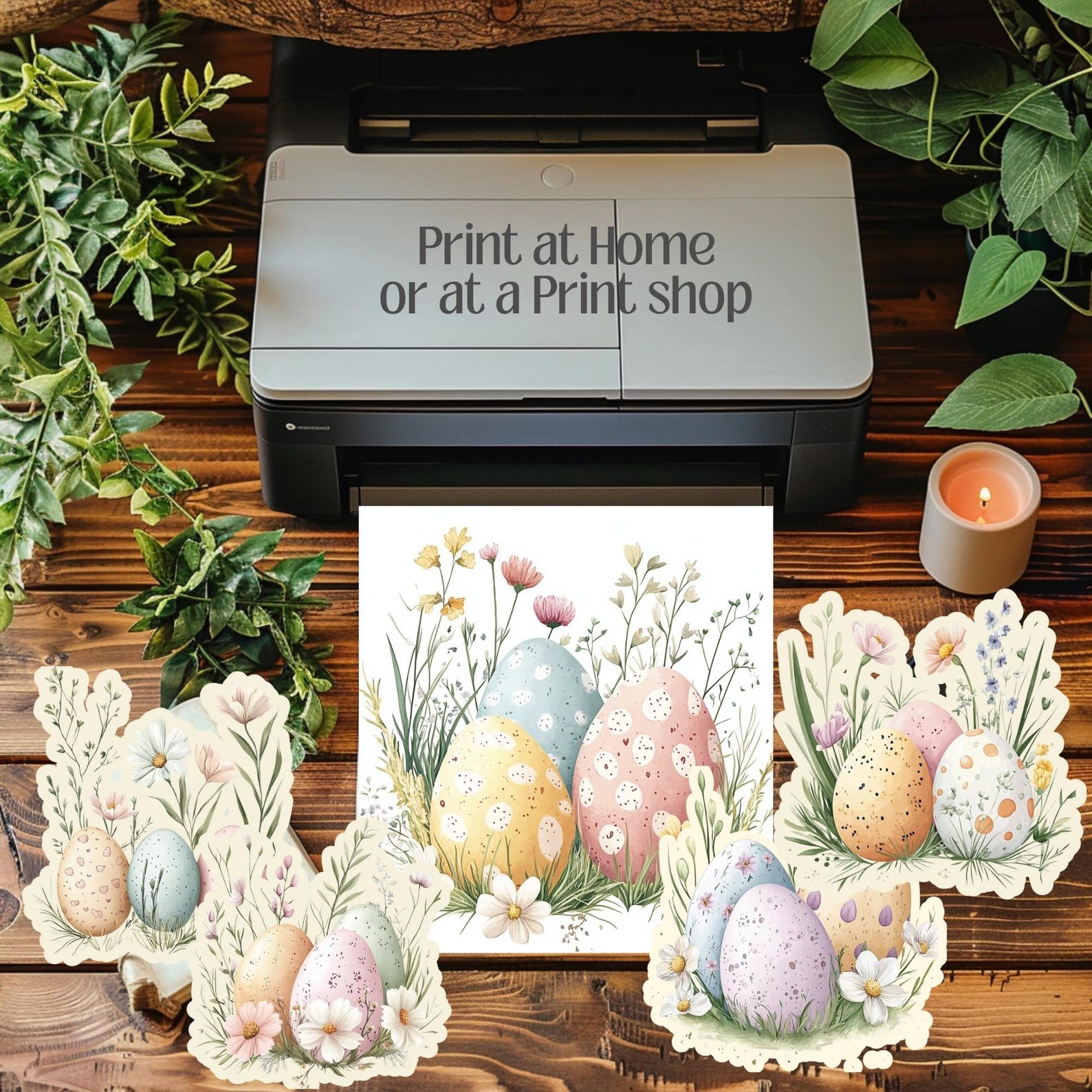Witchy Easter Egg Clipart: Ostara Pagan Designs (PNG Digital Download ...