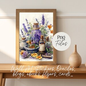 Essential Oils Clipart Png Holistic Health Oil Stickers Planner Natural ...