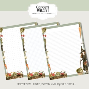 Witchy Planner Png Stationary Garden Writing Paper Witch Notepad ...