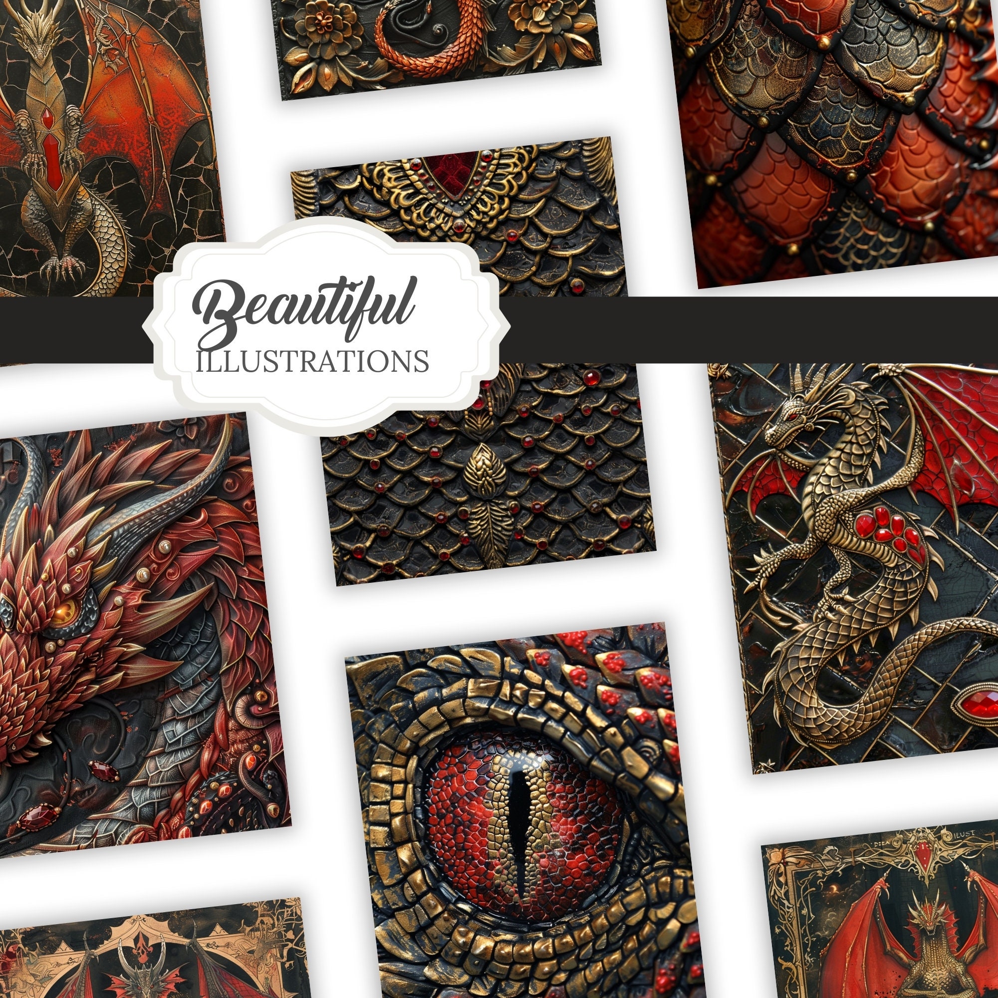 Dragon House Png Dnd Digital Grimoire Cover Dragon Junk Journal ...