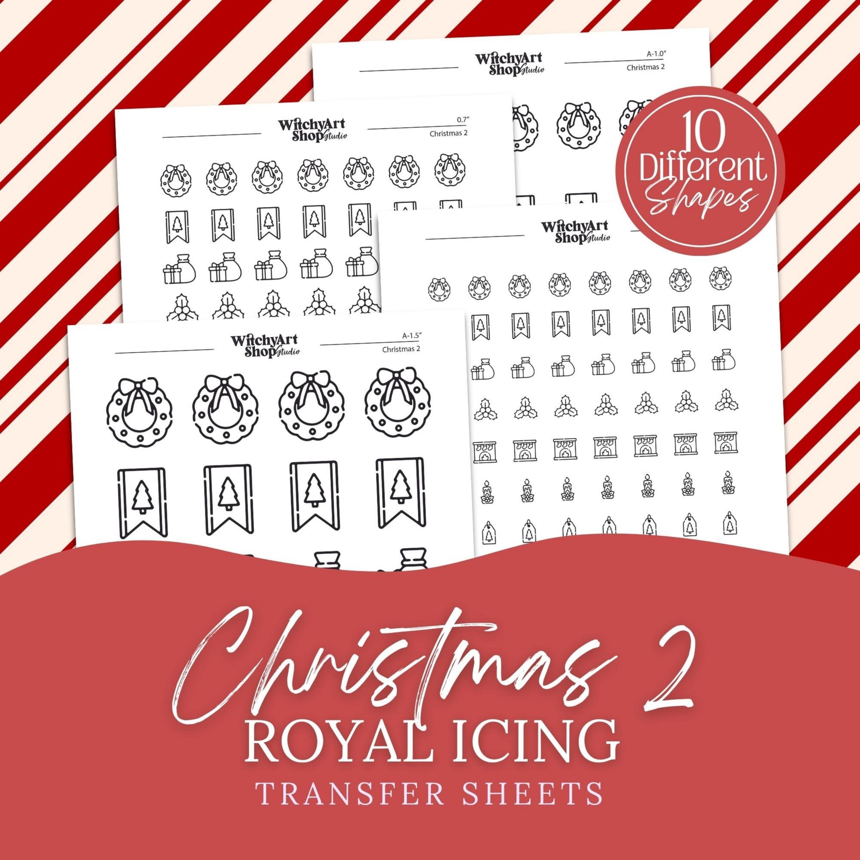 Royal Icing Transfer Sheets Bundle, Printable Cookie Transfer Sheets ...