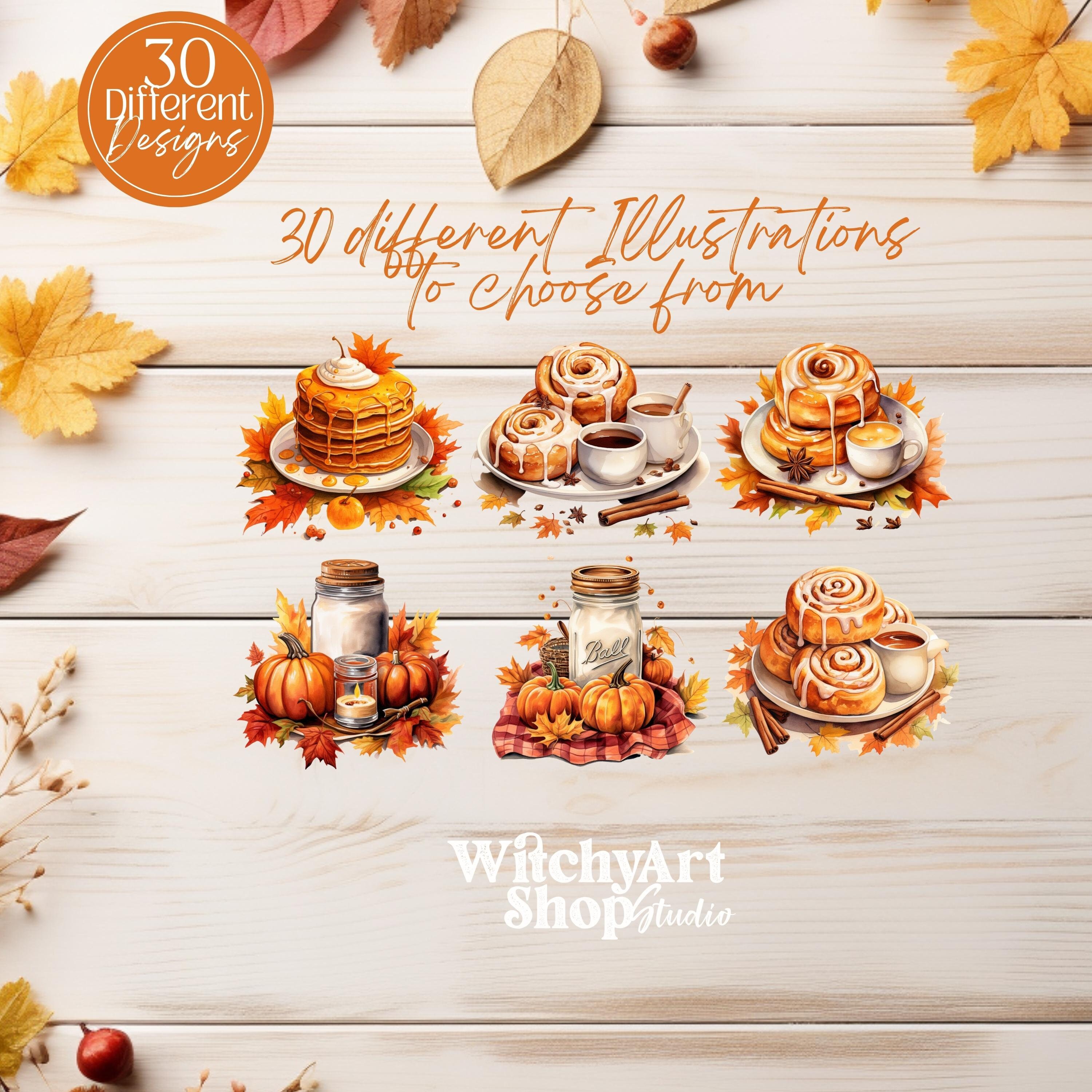 Autumn Fall Recipe Card Printable, Template, Pumpkin Thanksgiving ...