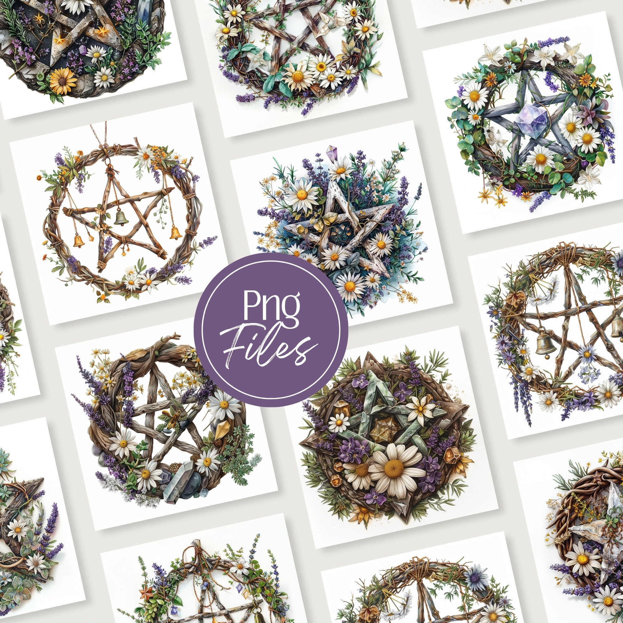 Witchcraft Pentagram Png Clipart Digital Grimoire, Junk Journal Witchy ...