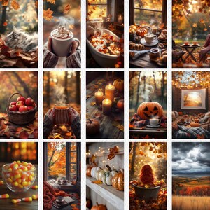 Fall Stock Photos for Instagram Cozy Autumn Aesthetic Wallpapers PNG ...