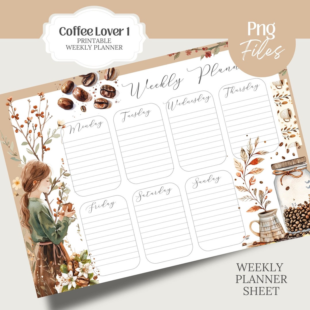 Notepad Paper Png Witchy Writing Paper Coffee Witch Weekly Planner Cute ...