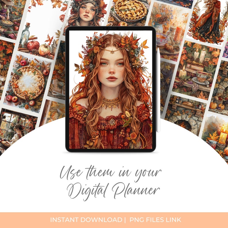 Mabon Celebration Witch Junk Journal Kit for Digital Grimoire Book of ...