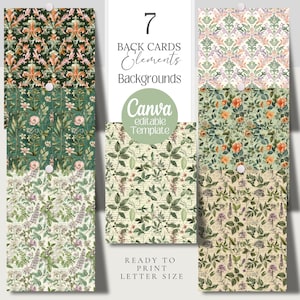 Herbal Botanical Oracle Cards Plants Medicine Printable Herb Deck ...