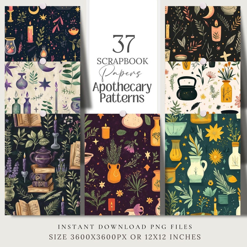 Apothecary Wallpaper - Etsy