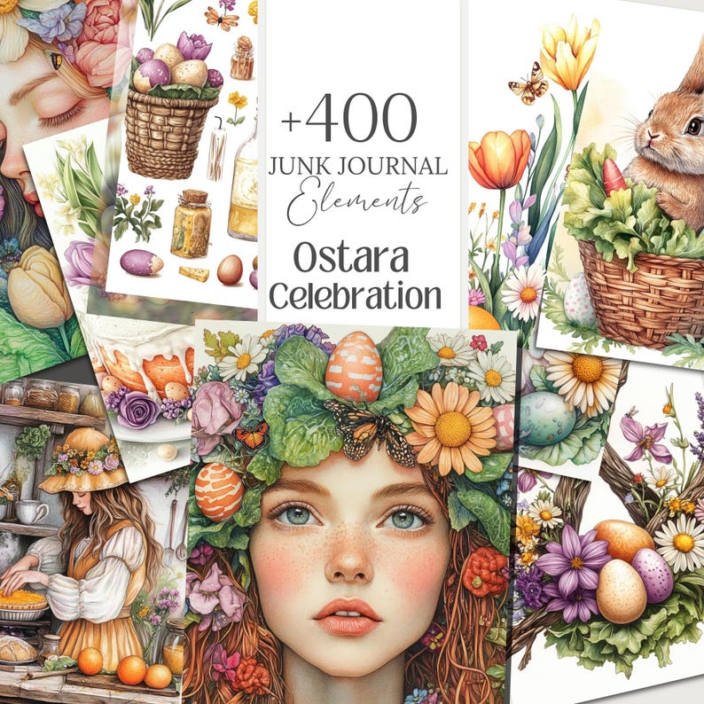 Ostara Png Witchy Celebration Clip Art Witch Grimoire Spring Planner ...