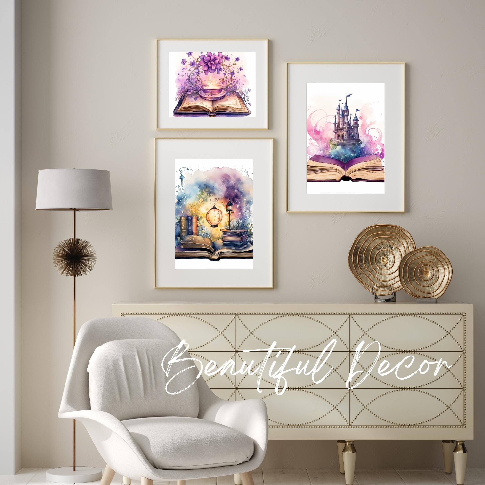 Fantasy Book Witch Clipart Witchy Planner Stickers Wallpaper for ...