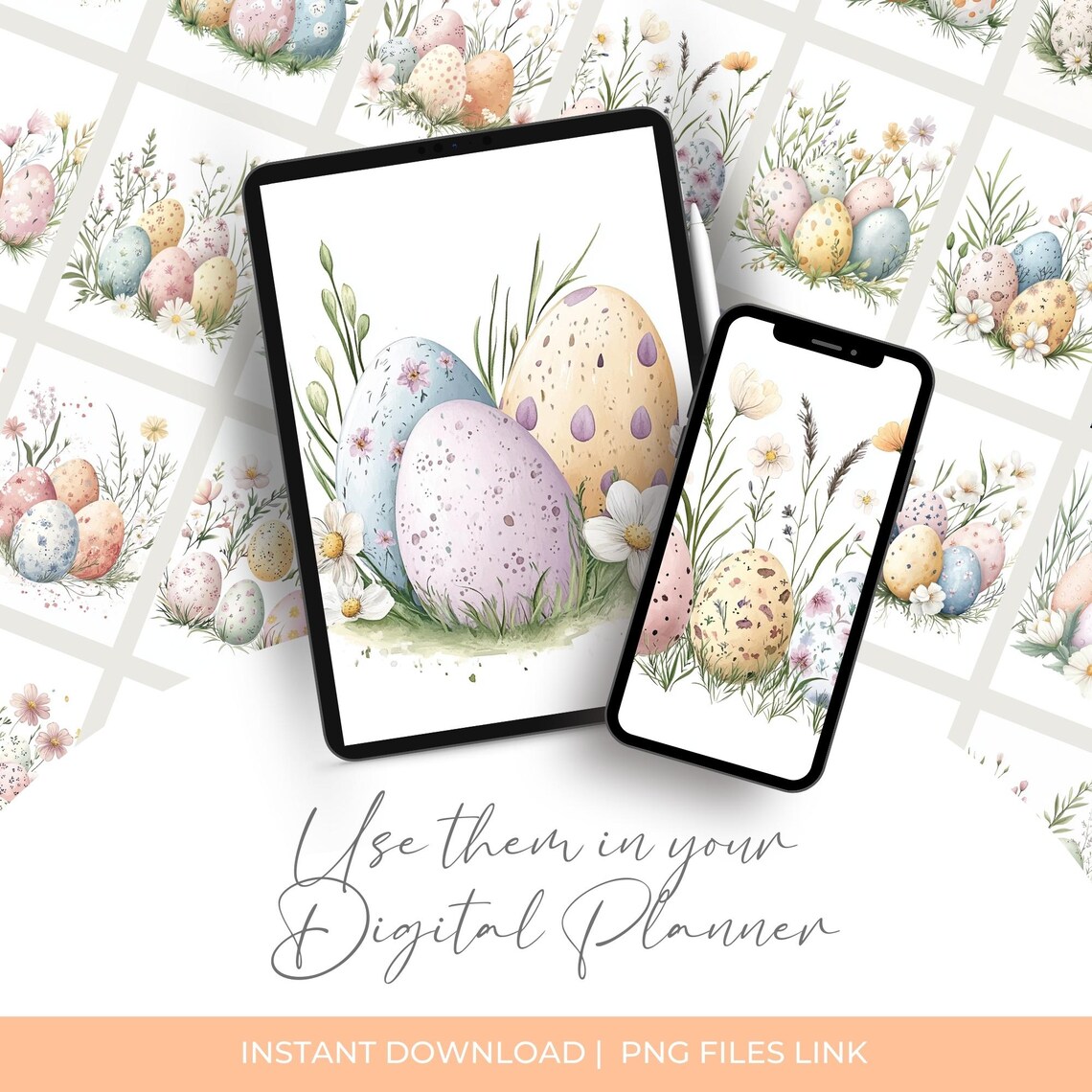 Witchy Easter Egg Clipart: Ostara Pagan Designs (PNG Digital Download ...
