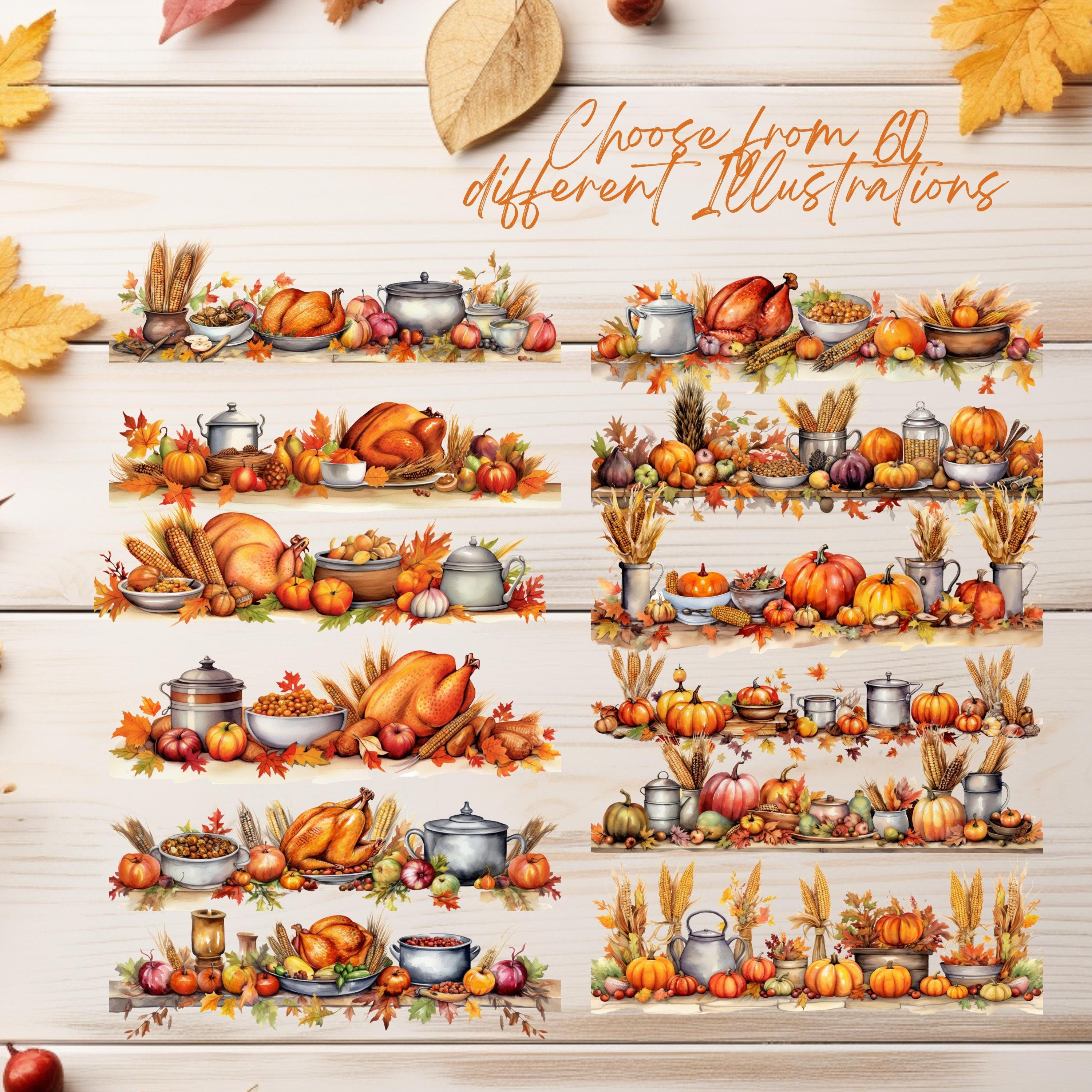 Autumn Fall Recipe Card Printable Template Pumpkin - Etsy