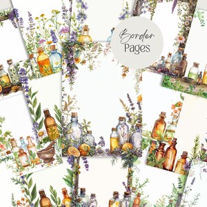 Essential Oils Clipart Png Holistic Health Oil Stickers Planner Natural ...