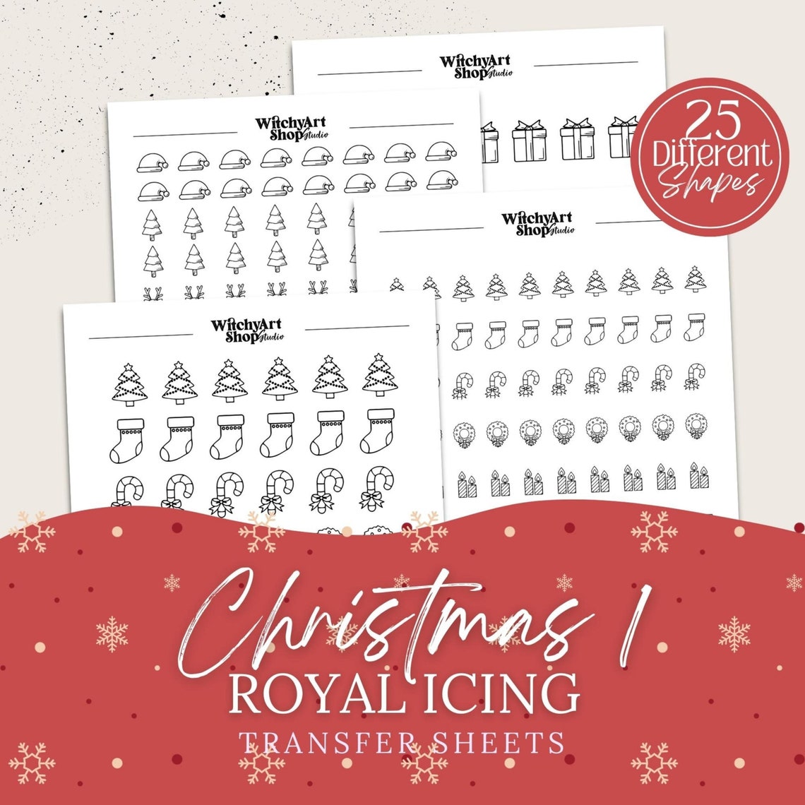 Royal Icing Transfer Sheets Bundle, Printable Cookie Transfer Sheets ...