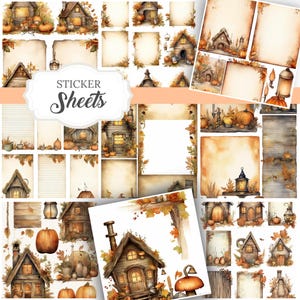 Cozy Autumn Png Clipart Whimsical Cottagecore Fall Printables Cozy ...