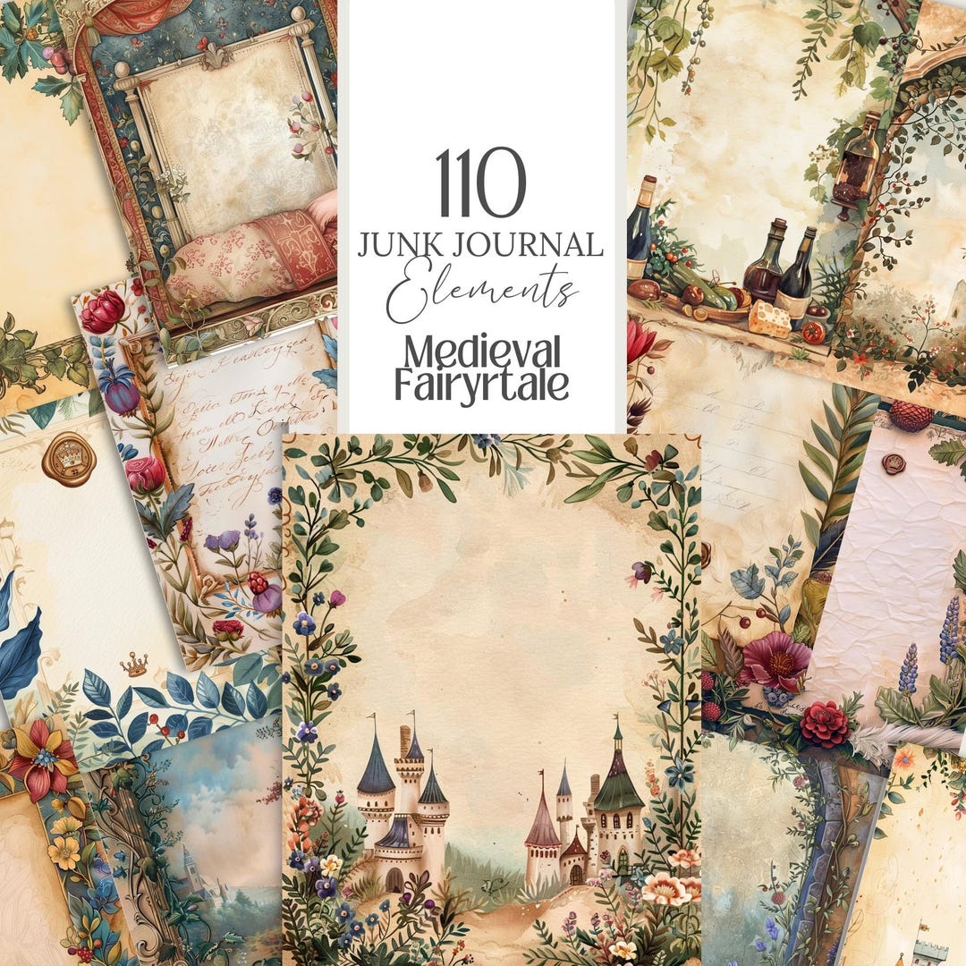 Medieval Fairytale Png Castlecore Grimoire Page Fantasy Book of Shadows ...