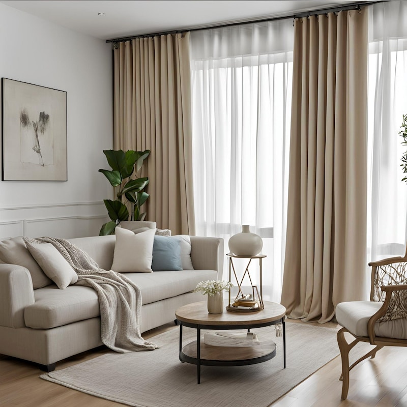 Extra Wide Curtain Set - Etsy