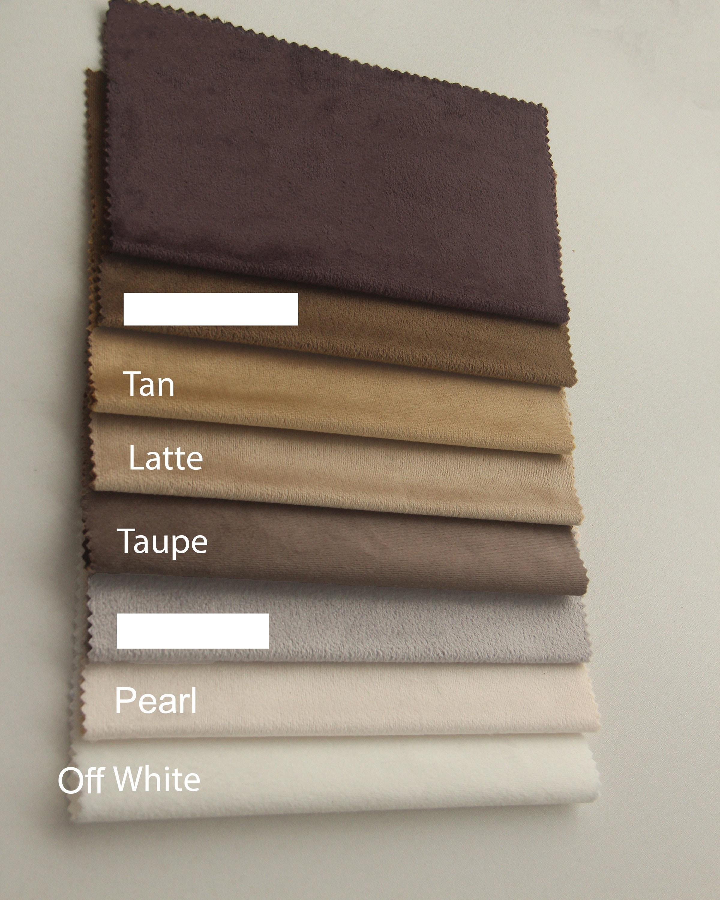 Velvet Curtain Panels for Living Room, Bedroom, 27 Colors, Grommet, Rod ...