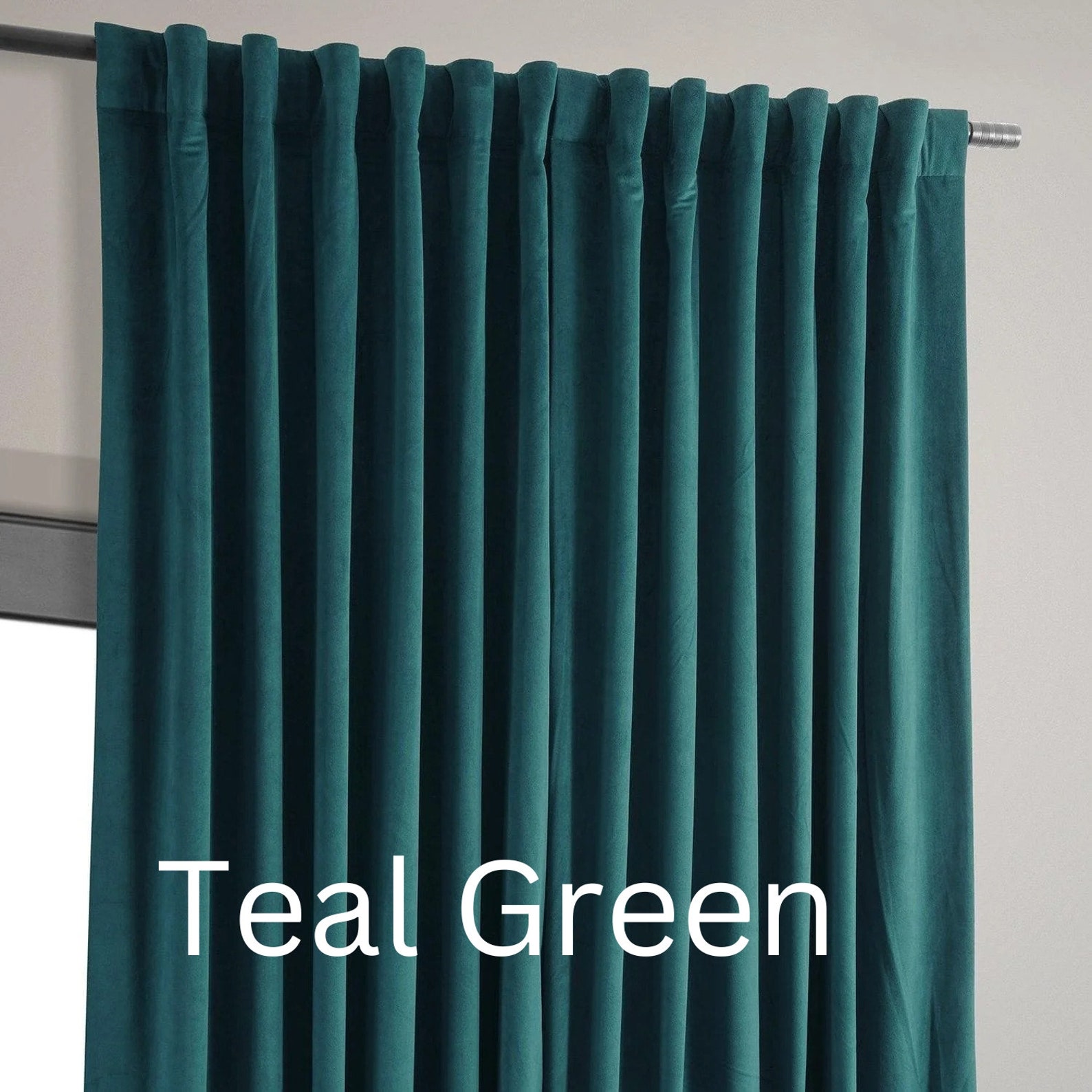 Extra Long Velvet Curtains, 21 Color. Extra Long Custom Velvet Drapes ...