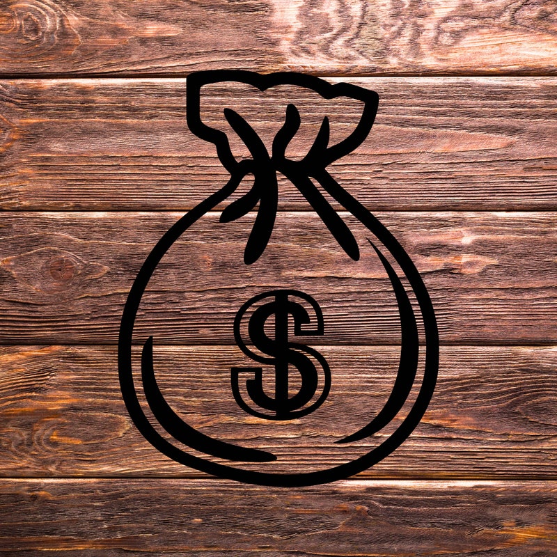 Money Bag Svg - Etsy