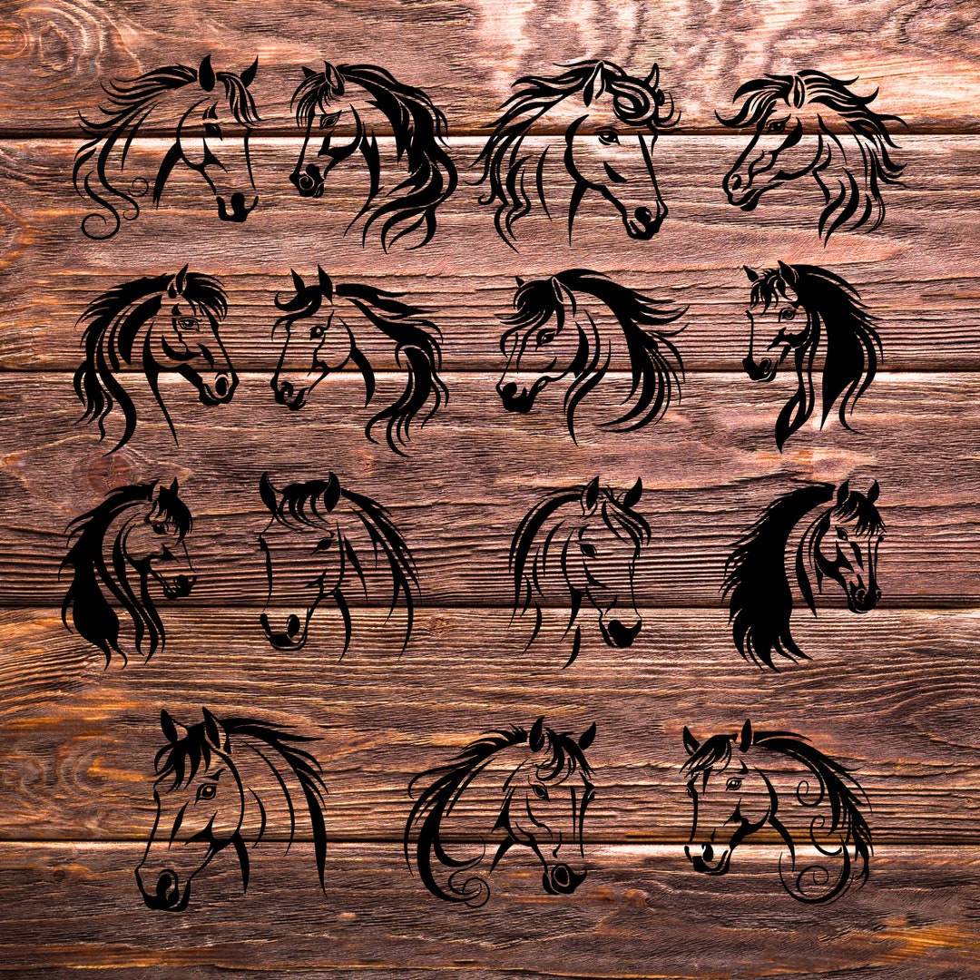 Horse SVG 31 | Horse SVG Bundle| Horse Cut File| Horse Silhouette ...