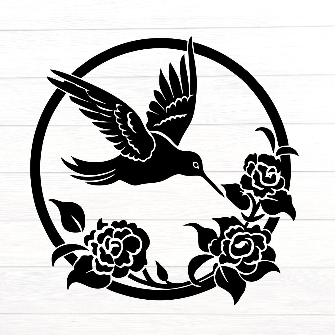 Hummingbird SVG, Bird Svg, Flying Bird Svg, Hummingbird Cricut, Bird ...
