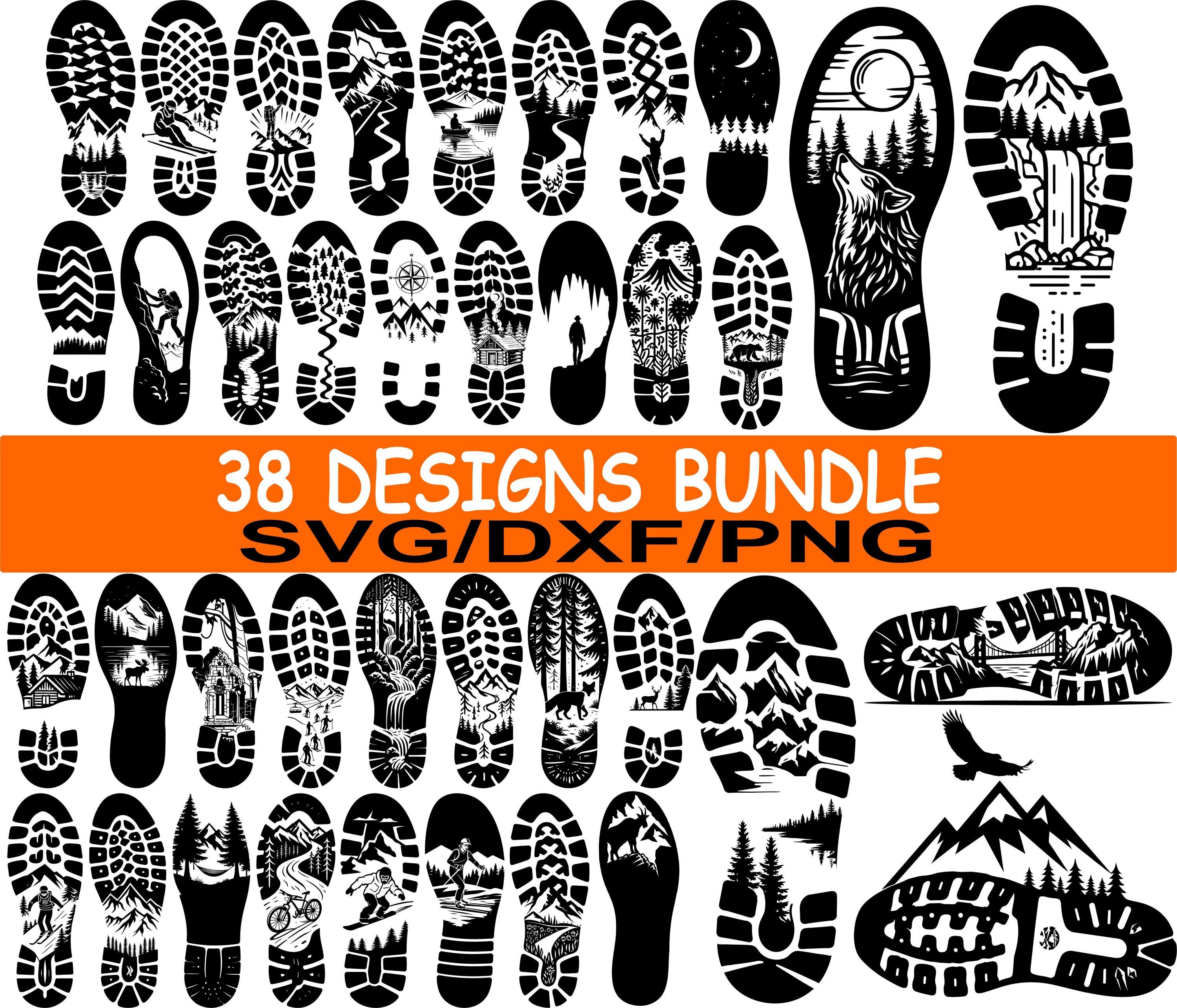 Boot Print Svg