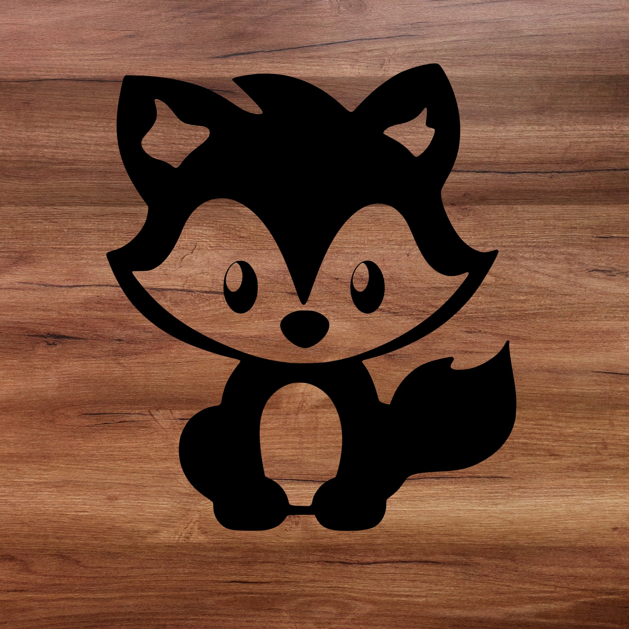 Baby Fox Outline SVG Cut File Cute Fox Baby Shower Boy Girl Shirt ...