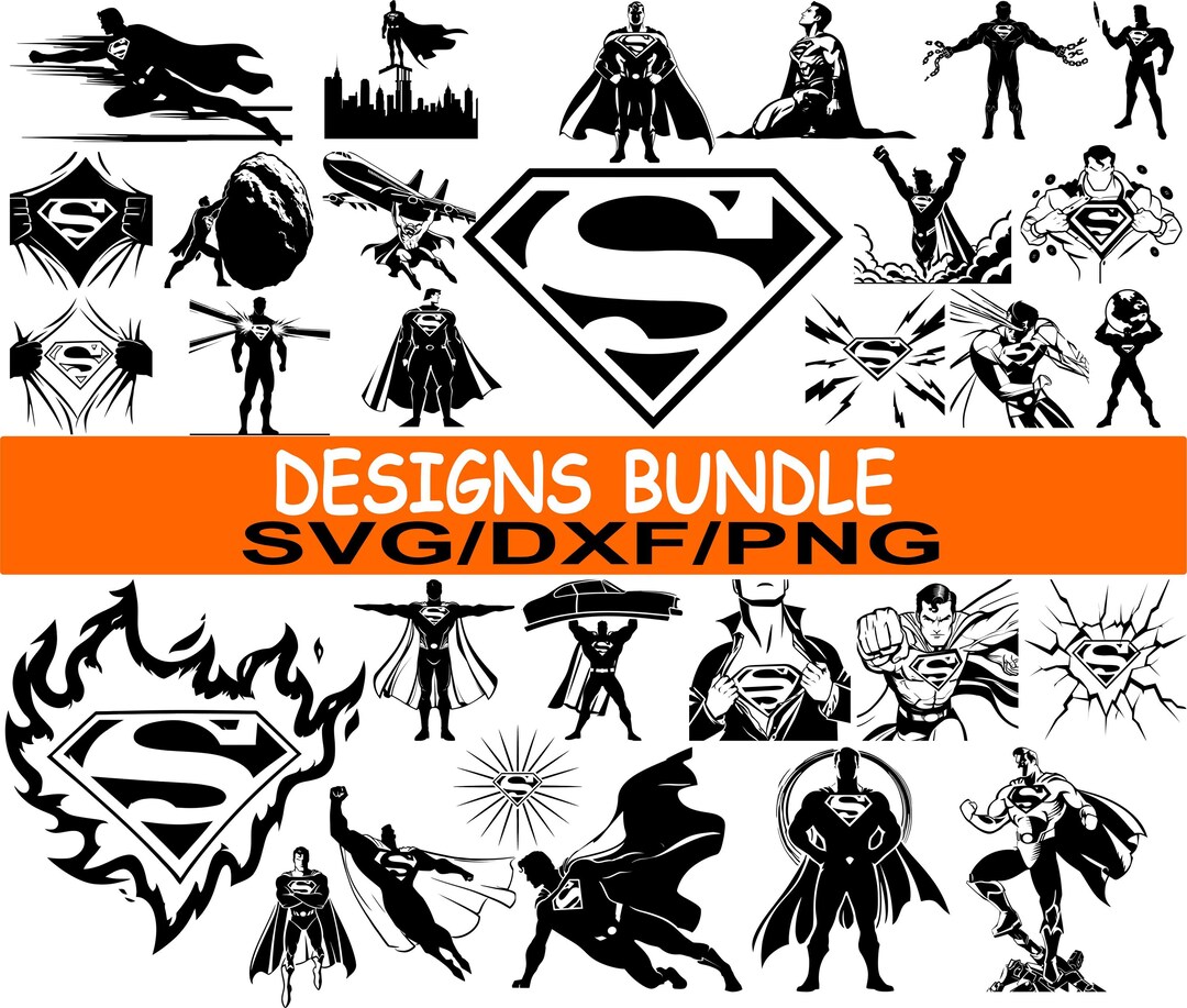 Hero Crest Silhouette Svg Bundle / Flying Strong Hero Emblem Png ...