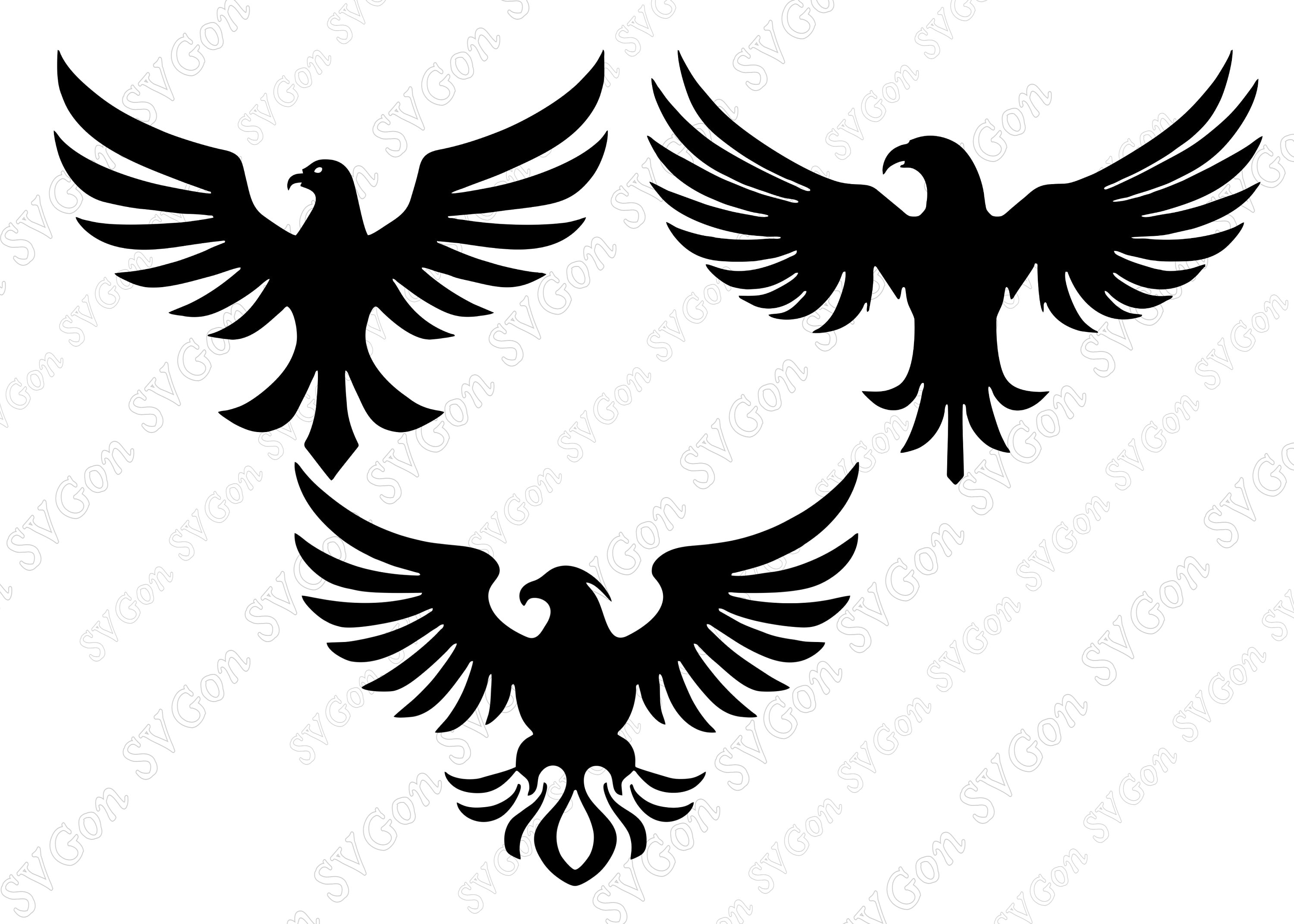 Phoenix SVG Bundle, Bird Svg, Phoenix Silhouette, Phoenix Clipart, Bird ...