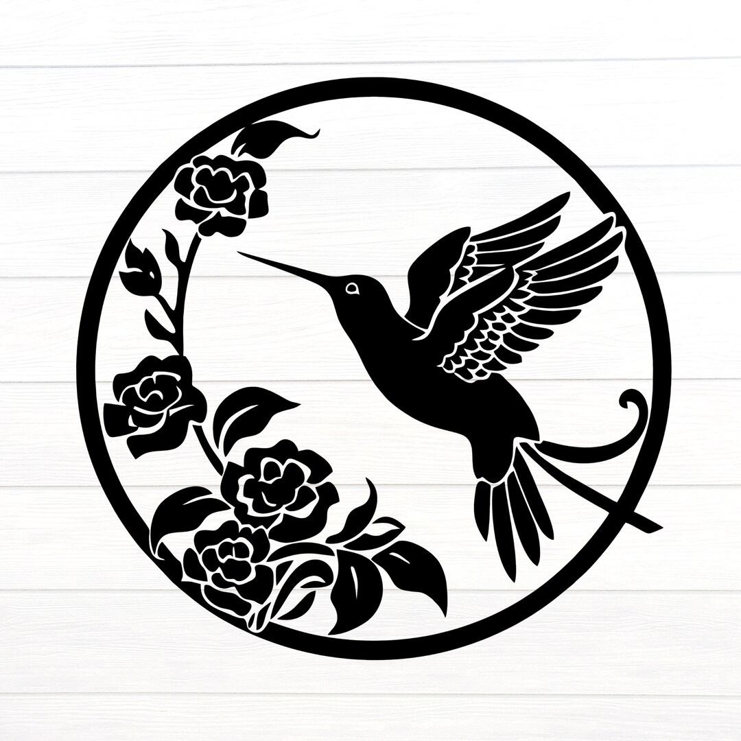 Hummingbird SVG, Bird Svg, Flying Bird Svg, Hummingbird Cricut, Bird ...
