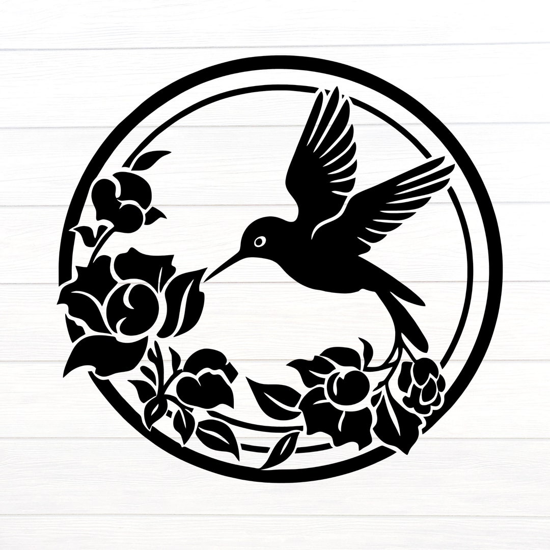 Hummingbird SVG, Bird Svg, Flying Bird Svg, Hummingbird Cricut, Bird ...