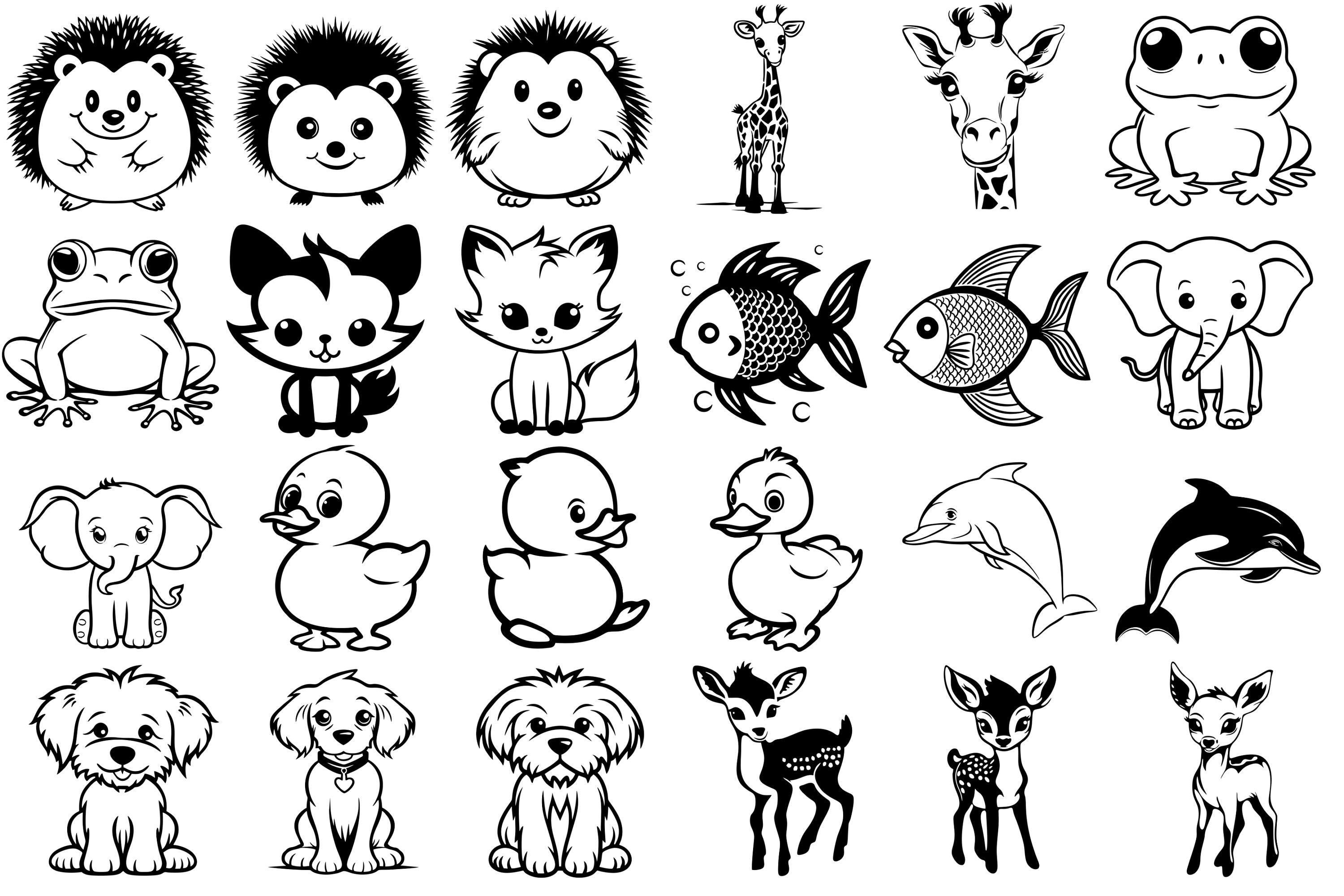 100 Animal Doodle Svg Bundle Animal Svg Doodle Svg Pet - Etsy