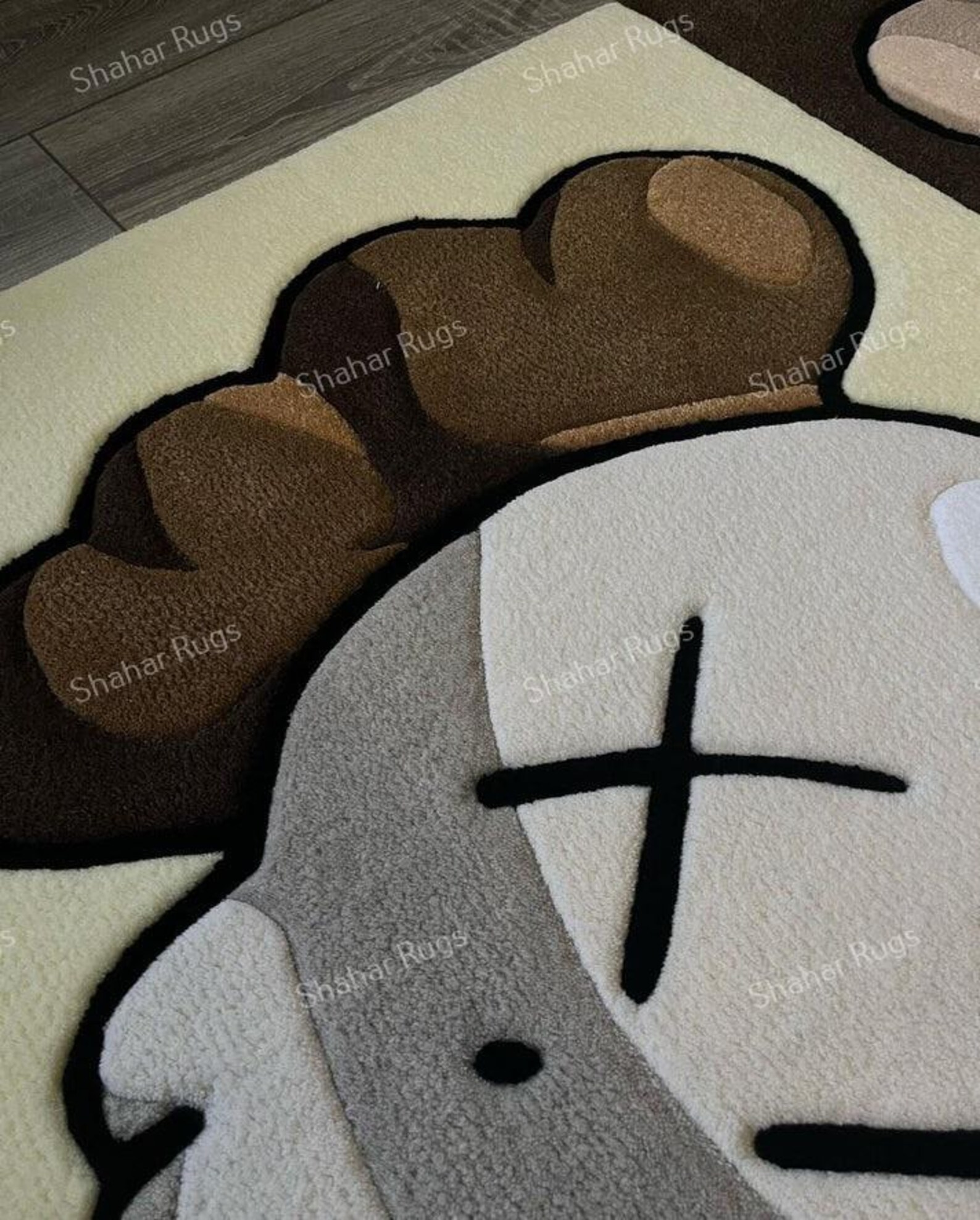 Buy Kaws Handmade 100% Wool Rugs Case Rugs L Handmade Carpet for Living ...