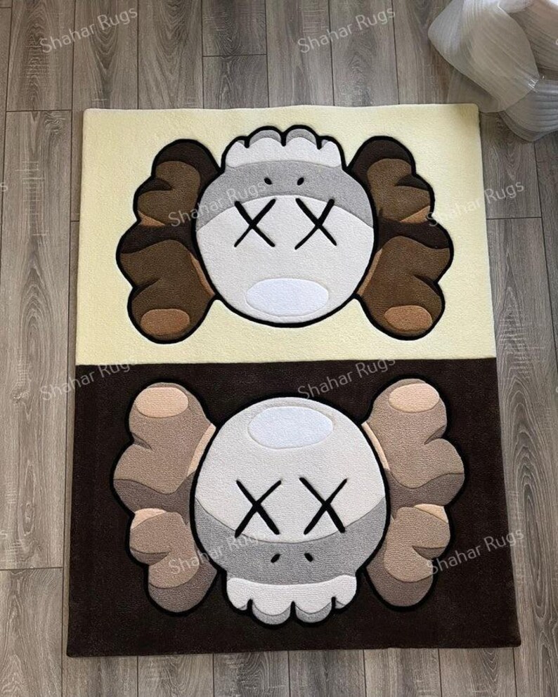 Buy Kaws Handmade 100% Wool Rugs Case Rugs L Handmade Carpet for Living ...