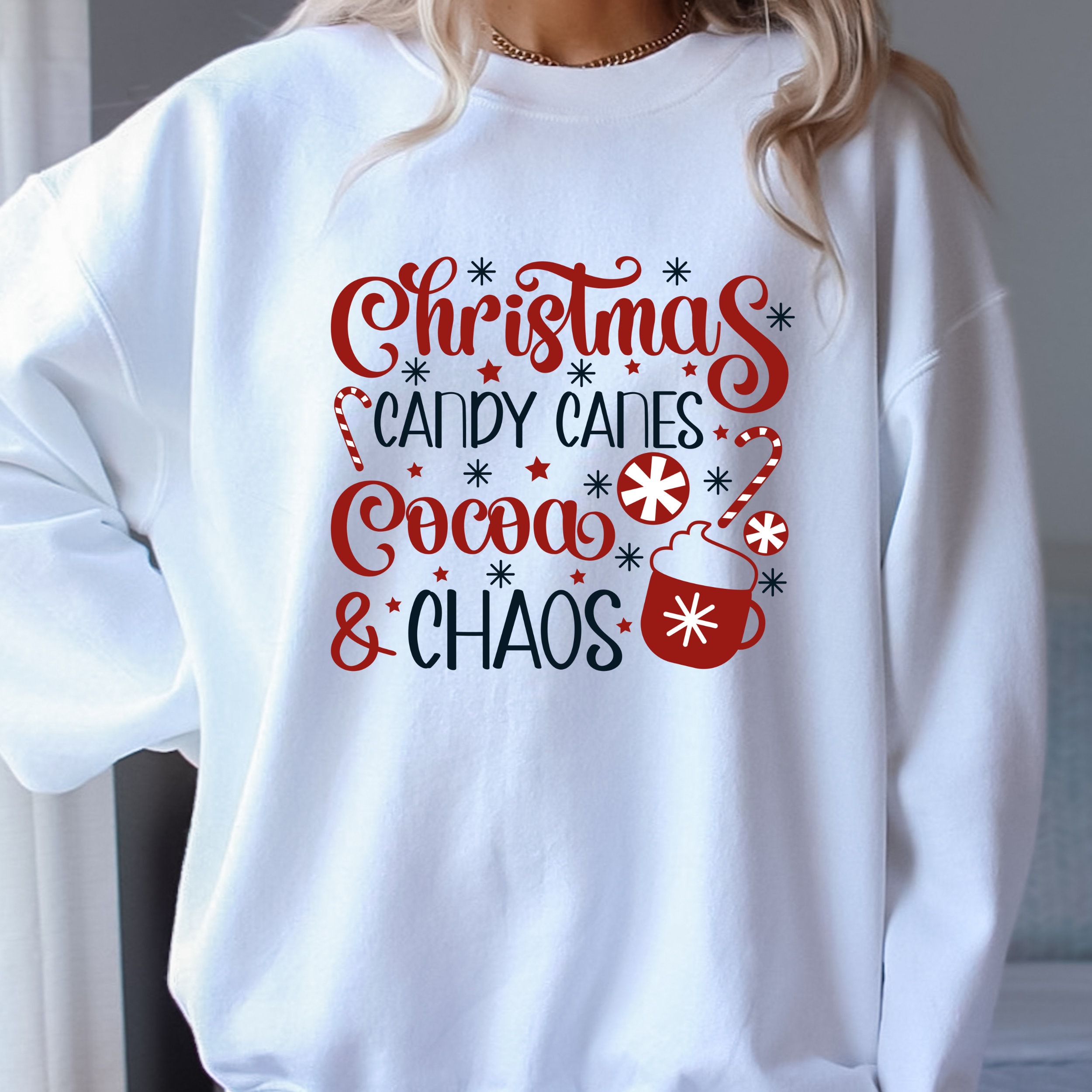 Christmas Candy Canes, Cocoa & Chaos PNG, Santa Claus Png, Christmas ...