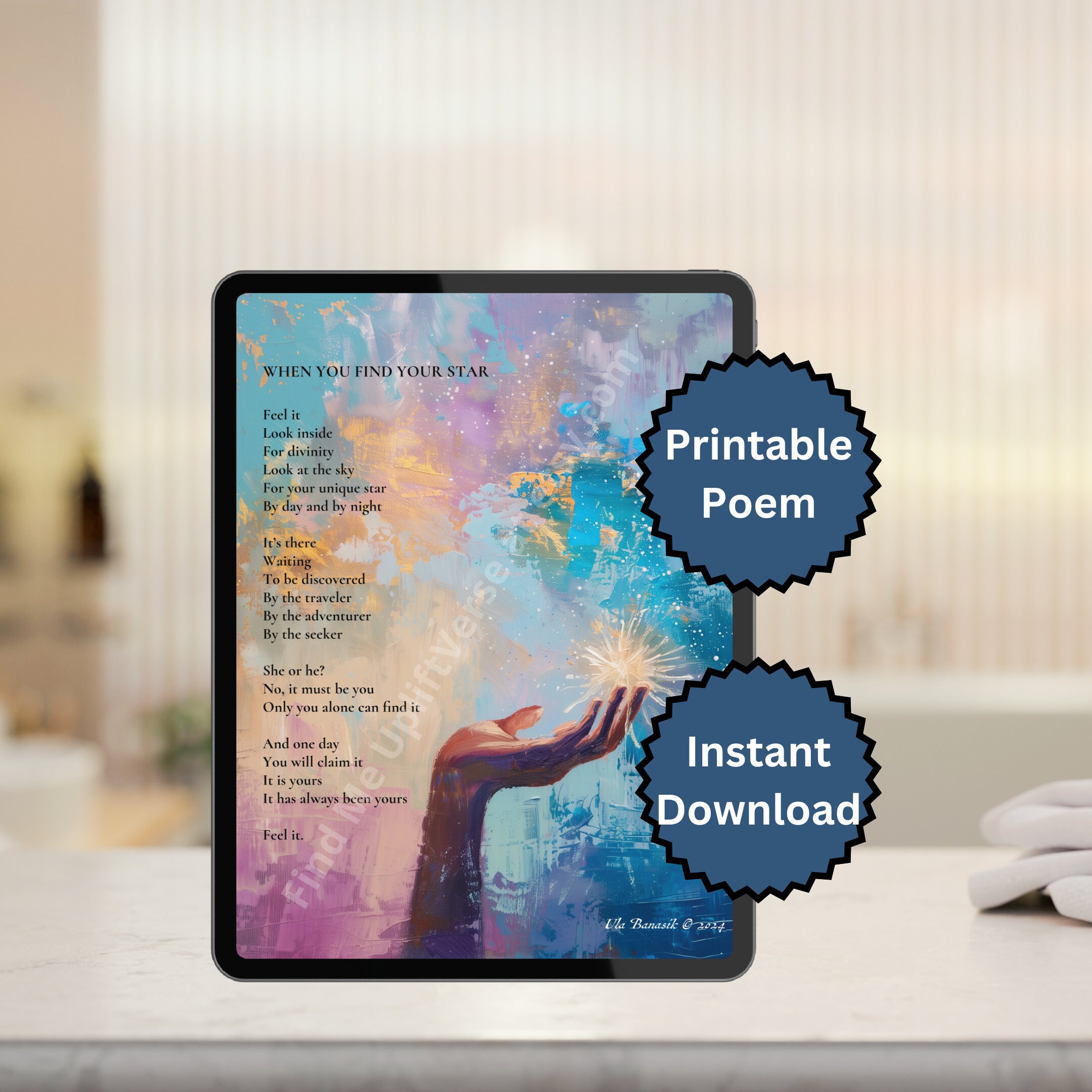 When You Find Your Star A Printable Poem POEM. INSTANT Download, Gift ...