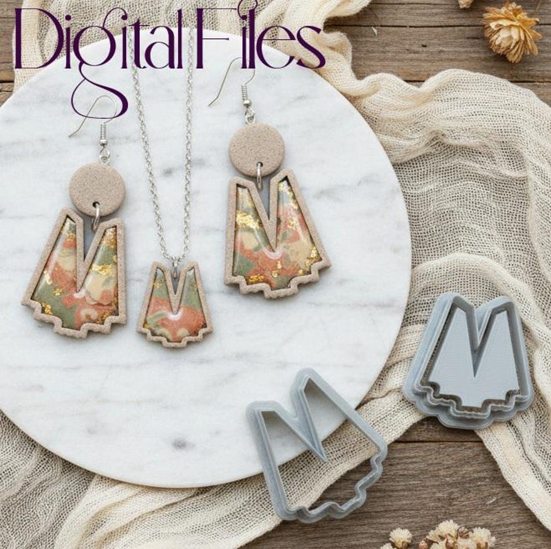 Boho Double Clay Cutter | Digital Files - Etsy