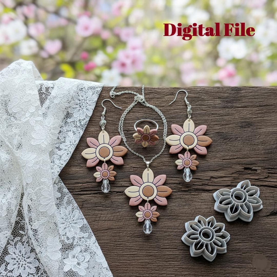 Daisy Flower Clay Cutters STL - Etsy