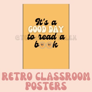 Retro Classroom Posters | Boho Classroom Posters | Classroom Quotes - Etsy