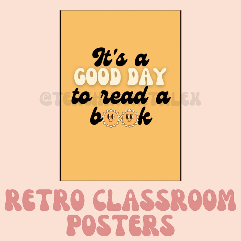 Retro Classroom Posters | Boho Classroom Posters | Classroom Quotes - Etsy