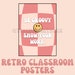 Retro Classroom Posters | Boho Classroom Posters | Classroom Quotes - Etsy