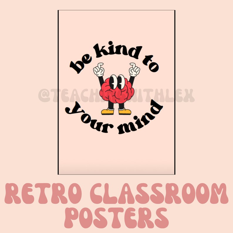 Retro Classroom Posters | Boho Classroom Posters | Classroom Quotes - Etsy