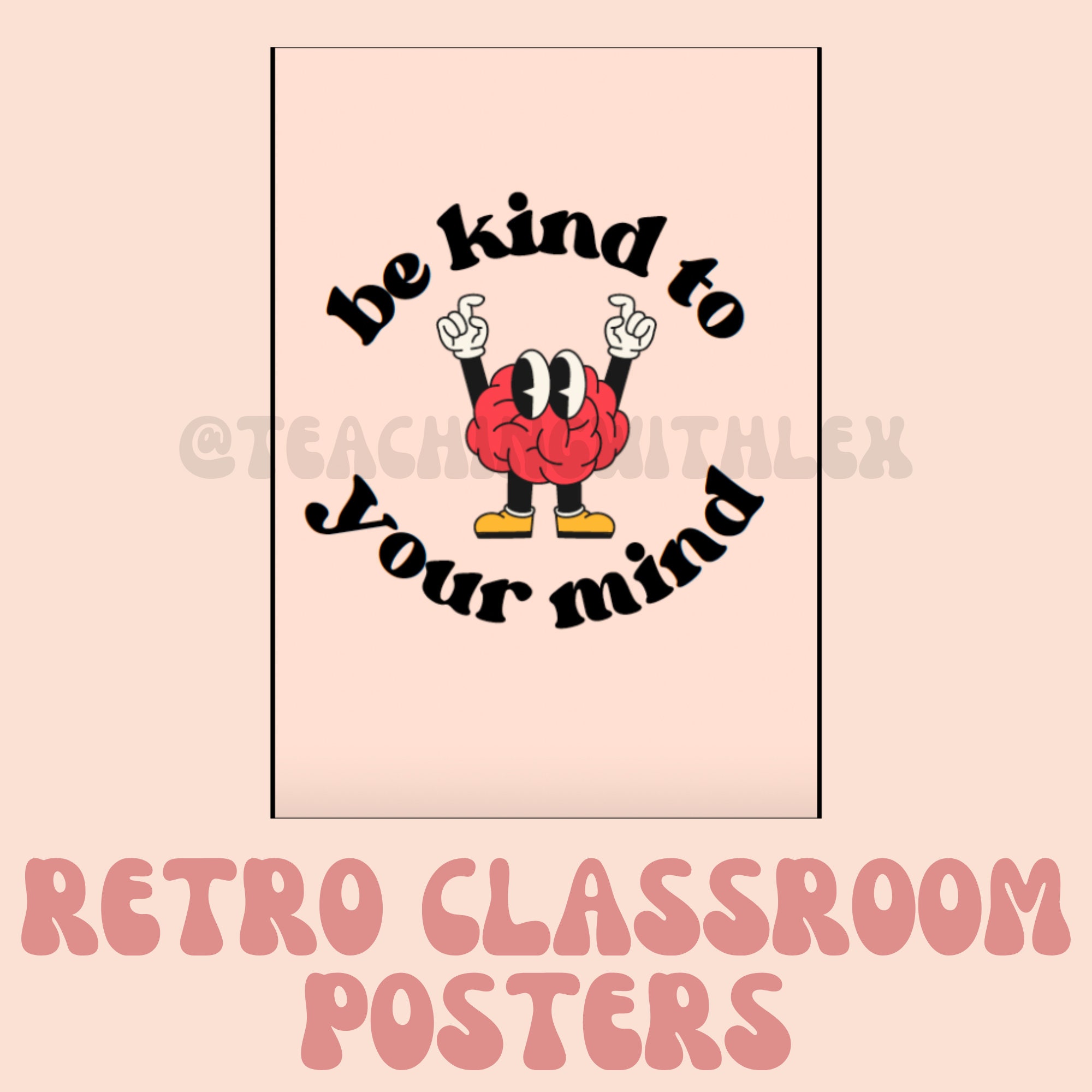 Retro Classroom Posters | Boho Classroom Posters | Classroom Quotes - Etsy