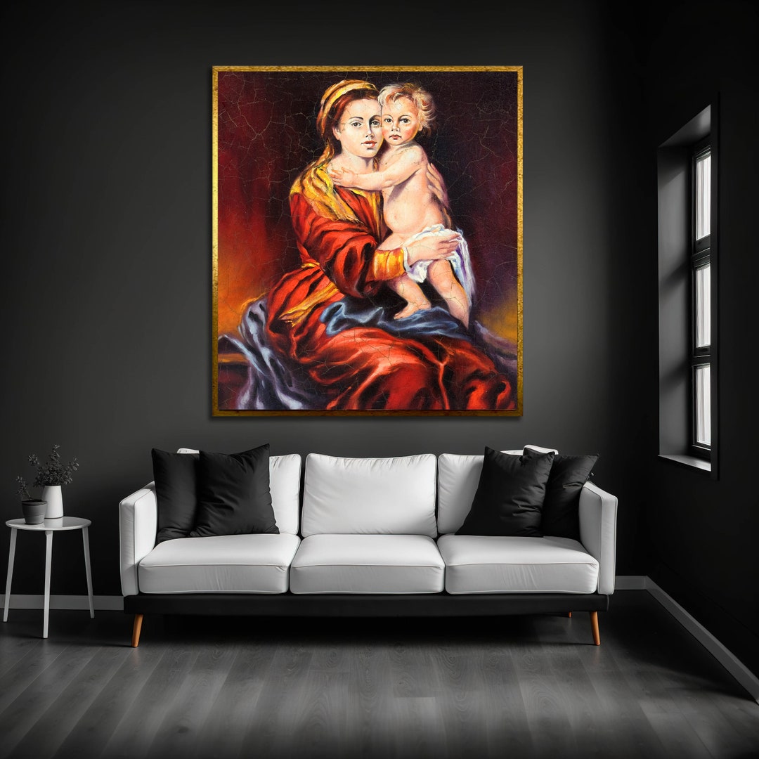 Virgin Mary Print, Catholic Prints, Catholic Posters, Virgin Mary and ...