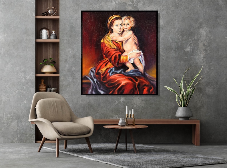 Virgin Mary Print ,catholic Prints, Catholic Posters, Virgin Mary and ...