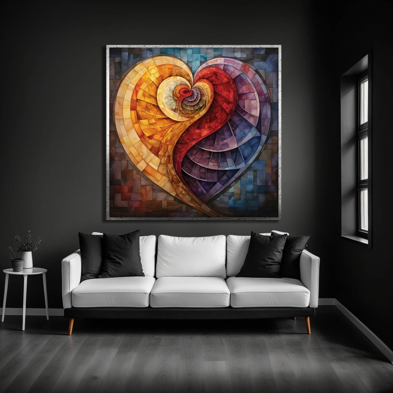 Heart Art - Etsy